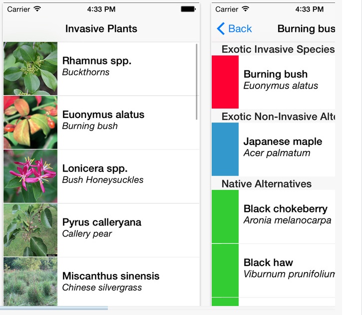 Invasive Mobile Apps | Connecticut Invasive Plant Working Group ...
